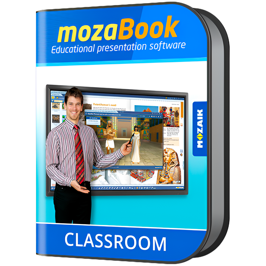 mozaBook CLASSROOM, interactive educational software for teachers, 1 year – Technologic
